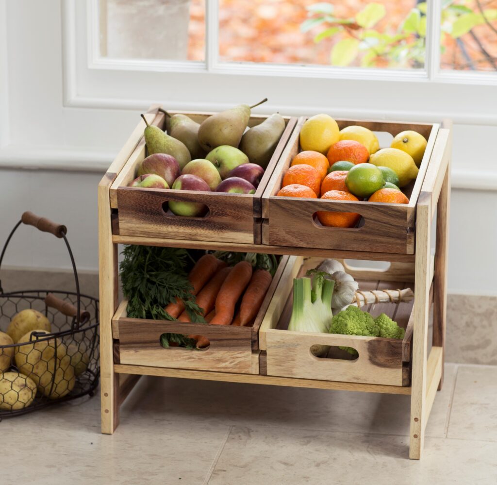 T&G Woodware Veg Crate - Housewares